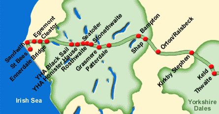 walking-books.com :: Ordnance Survey Maps :: Coast to Coast OS Map Bundle